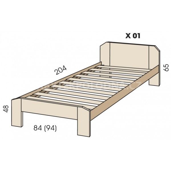 Dětská postel JIM 5 X 01 | Nábytek Polodna - Sedací soupravy a nábytek